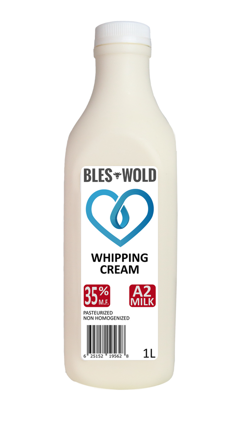 Whipping Cream 1 liter – Crystal Springs Cheese / Bles Wold