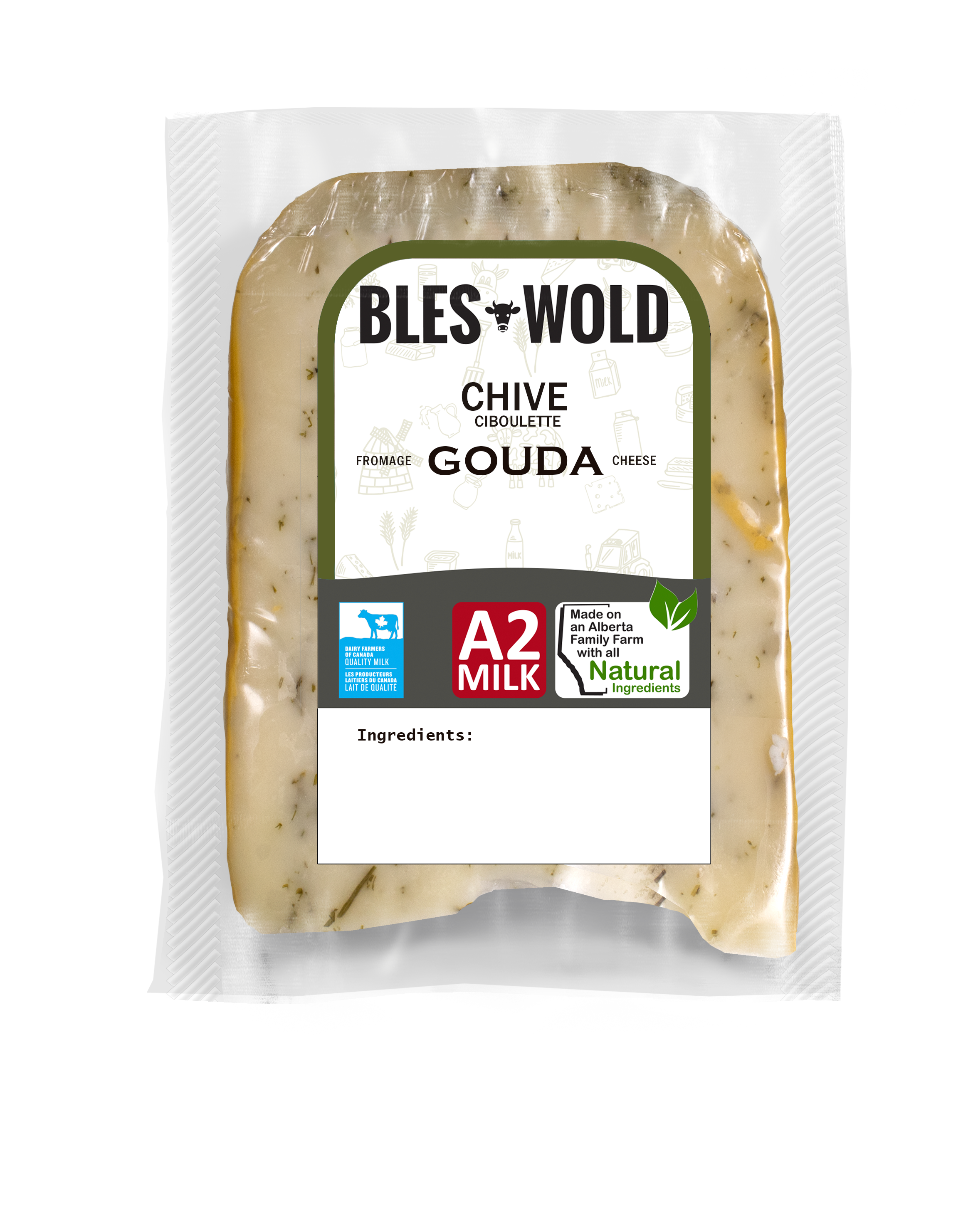 Gouda Cheese - Chive – Crystal Springs Cheese / Bles Wold
